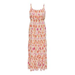 Only Kleid "Abiella" in Beige/ Bunt - 44% | Gr&ouml;&szlig;e M | Damen-kleider