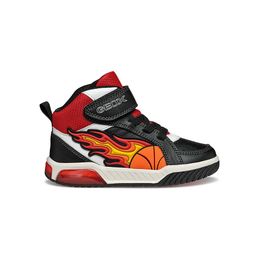 Geox Sneakers "Inek" in Schwarz/ Rot - 55% | Gr&ouml;&szlig;e 31 | Kindersneakers