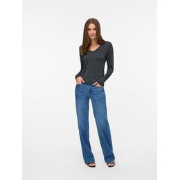 V&eacute;ro Moda Vero Moda Longsleeve in Schwarz - 52% | Gr&ouml;&szlig;e L | Damen-tops