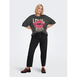 Only Carmakoma Shirt in Anthrazit - 32% | Gr&ouml;&szlig;e M-46/48 | Damen-tops