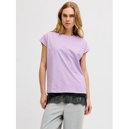 Jack & Jones JJXX Shirt "Astrid" in Lila - 42% | Gr&ouml;&szlig;e M | Damen-tops