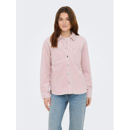 Only Cordhemd in Ros&eacute; - 48% | Gr&ouml;&szlig;e S | Damen-blusen