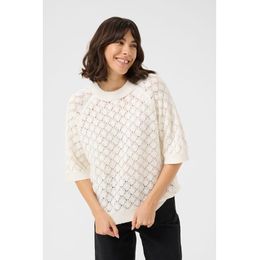 Kaffe Pullover in Creme - 49% | Gr&ouml;&szlig;e L | Damen-pullover-cardigans