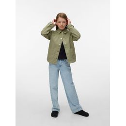 Vero Moda Girl Jeansjacke "Jamie" in Khaki - 52% | Gr&ouml;&szlig;e 128 | Kinderjacken