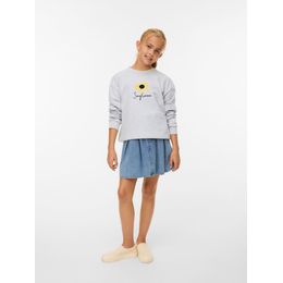 Vero Moda Girl Sweatshirt "Ulla" in Grau - 37% | Gr&ouml;&szlig;e 134/140 | Kinder-sweatshirts-jacken