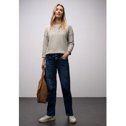 Street One Longsleeve in Creme/ Beige - 52% | Gr&ouml;&szlig;e 34 | Damen-tops