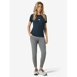 super.natural Trainingsshirt "Wood Craftine" in Dunkelblau - 61% | Gr&ouml;&szlig;e M | Damen-outdoor-tops-shirts