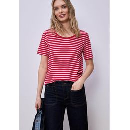 Street One Shirt in Rot/ Rosa - 30% | Gr&ouml;&szlig;e 42 | Damen-tops