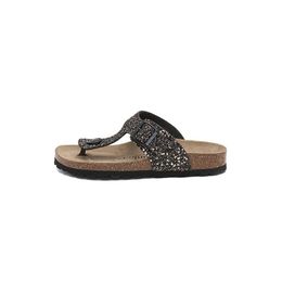 BABUNKERS Family Zehentrnner in Schwarz - 43% | Gr&ouml;&szlig;e 38 | Damen-sandalen