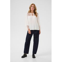 Kaffe Bluse in Wei&szlig; - 61% | Gr&ouml;&szlig;e 38 | Damen-blusen