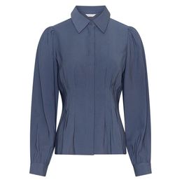 MOSS COPENHAGEN Hemd "Elsa Asana" in Dunkelblau - 52% | Gr&ouml;&szlig;e S | Damen-blusen
