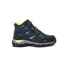 Regatta Wanderboots ''Holcombe III'' in Dunkelblau/ Limette - 55% | Gr&ouml;&szlig;e 36 | Kinder-outdoor-sport-schuhe