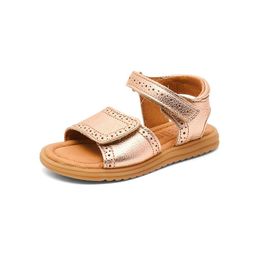 bisgaard Leder-Sandalen "Andrea" in Gold/ Rosa - 38% | Gr&ouml;&szlig;e 27 | Kindersandalen