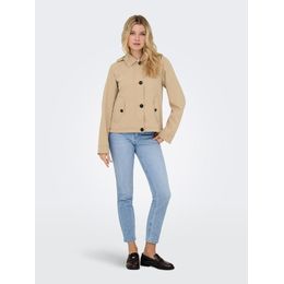 Only &Uuml;bergangsjacke in Beige - 43% | Gr&ouml;&szlig;e L | Damenjacken