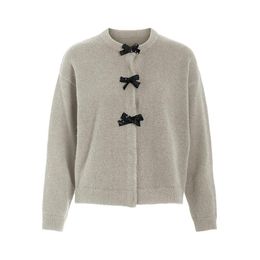 Vila Cardigan "Vibrianna" in Beige - 42% | Gr&ouml;&szlig;e M | Damen-pullover-cardigans