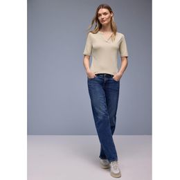 Street One Shirt in Beige - 40% | Gr&ouml;&szlig;e 36 | Damen-tops