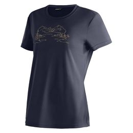 Maier Sports Funktionsshirt "Wilma" in Dunkelblau - 44% | Gr&ouml;&szlig;e 34 | Damen-outdoor-tops-shirts