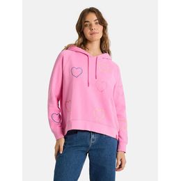 LIEBLINGSST&Uuml;CK LIEBLINGSST&Uuml;CK Hoodie "Air" in Rosa - 51% | Gr&ouml;&szlig;e XS | Damen-sweatshirts-jacken