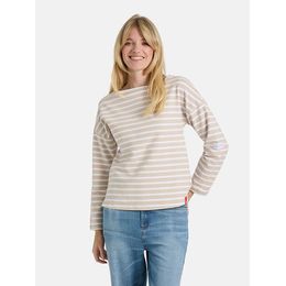 LIEBLINGSST&Uuml;CK LIEBLINGSST&Uuml;CK Sweatshirt "Stine" in Beige/ Wei&szlig; - 37% | Gr&ouml;&szlig;e S | Damen-sweatshirts-jacken