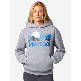 Marmot Hoodie "Coastal" in Grau - 51% | Gr&ouml;&szlig;e M | Damen-sweatshirts-jacken
