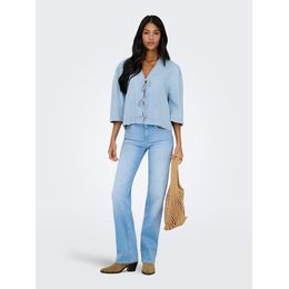 Only Jeansbluse in Hellblau - 27% | Gr&ouml;&szlig;e S | Damen-blusen