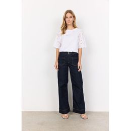 soyaconcept Bluse "Loraine" in Wei&szlig; - 50% | Gr&ouml;&szlig;e M | Damen-blusen