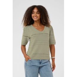 Kaffe Pullover in Khaki - 61% | Gr&ouml;&szlig;e L | Damen-pullover-cardigans