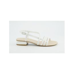 Paul Green Leder-Sandaletten in Wei&szlig; - 49% | Gr&ouml;&szlig;e 37,5 | Damen-sandalen
