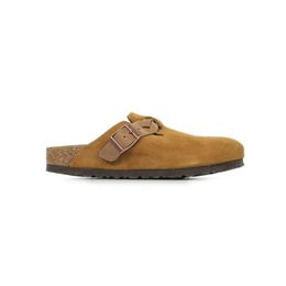 Birkenstock Leder-Clogs "Boston" in Camel - 34% | Gr&ouml;&szlig;e 37 | Damen-pantoletten