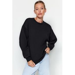 Trendyol Sweatshirt in Schwarz - 58% | Gr&ouml;&szlig;e L | Damen-sweatshirts-jacken