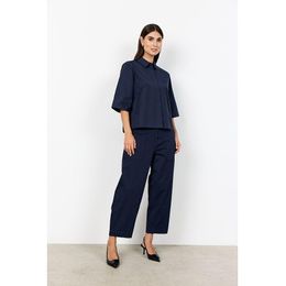 soyaconcept Bluse "Netti" in Dunkelblau - 42% | Gr&ouml;&szlig;e M | Damen-blusen
