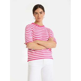 LIEBLINGSST&Uuml;CK LIEBLINGSST&Uuml;CK Pullover "Amina" in Pink/ Wei&szlig; - 53% | Gr&ouml;&szlig;e 34 | Damen-pullover-cardigans