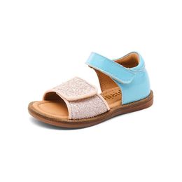 bisgaard Leder-Sandalen "Aida" in Rosa/ Hellblau - 55% | Gr&ouml;&szlig;e 30 | Kindersandalen