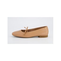 Paul Green Leder-Ballerinas in Beige - 50% | Gr&ouml;&szlig;e 37,5 | Damen-ballerinas