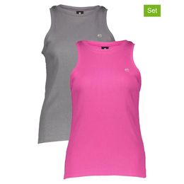 G-Star Raw G-Star 2er-Set: Tops in Pink/ Grau - 46% | Gr&ouml;&szlig;e S | Damen-tops