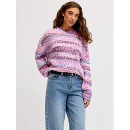 Jack & Jones JJXX Pullover "Simone" in Rosa/ Lila - 55% | Gr&ouml;&szlig;e XL | Damen-pullover-cardigans