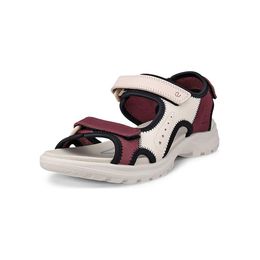 Ecco Leder-Wandersandalen "Onroads" in Rot/ Rosa - 48% | Gr&ouml;&szlig;e 40 | Damen-outdoor-sport-schuhe