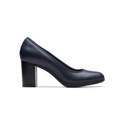 Clarks Leder-Pumps "Bayla Carly" in Dunkelblau - 52% | Gr&ouml;&szlig;e 41 | Pumps