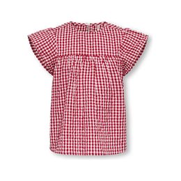 KIDS Only Bluse "Fina" in Rot - 48% | Gr&ouml;&szlig;e 116 | Kinder-blusen-hemden