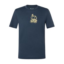 super.natural Trainingsshirt "Crab" in Dunkelblau - 60% | Gr&ouml;&szlig;e 116 | Kinder-oberteile