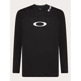 Oakley Fahrradlongsleeve "Free Ride RC" in Schwarz - 45% | Gr&ouml;&szlig;e S | Herren-sportshirts