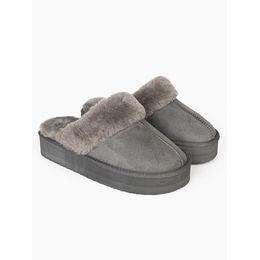ISLAND BOOT Hausschuhe "Emesta" in Grau - 84% | Gr&ouml;&szlig;e 36 | Damen-pantoletten