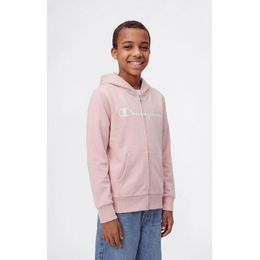 Champion Sweatjacke in Rosa - 34% | Gr&ouml;&szlig;e 122/128 | Kinder-sweatshirts-jacken