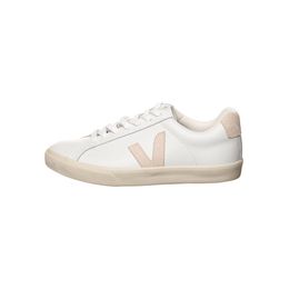 Veja Leder-Sneakers "Esplar" in Wei&szlig;/ Rosa - 53% | Gr&ouml;&szlig;e 36 | Damen-sneakers
