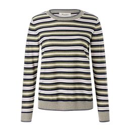 Maerz Muenchen Pullover in Khaki/ Dunkelblau - 69% | Gr&ouml;&szlig;e 46 | Damen-pullover-cardigans