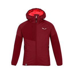 Salewa Hybridjacke "Ortles Hybrid Tirolwool Responsive" in Bordeaux - 60% | Gr&ouml;&szlig;e 128 | Kinderjacken
