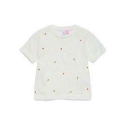 Vero Moda Girl Shirt "Sola" in Wei&szlig; - 17% | Gr&ouml;&szlig;e 134/140 | Kinder-oberteile