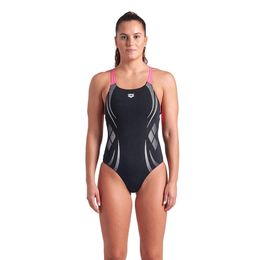 arena Badeanzug in Schwarz/ Pink - 51% | Gr&ouml;&szlig;e 40 | Damen-bademode