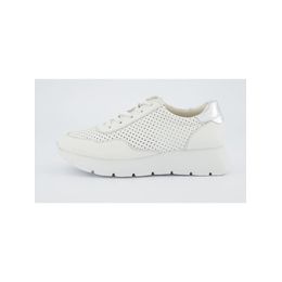 Paul Green Leder-Sneakers in Wei&szlig; - 51% | Gr&ouml;&szlig;e 38,5 | Damen-sneakers
