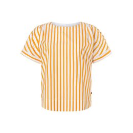 Maerz Muenchen Bluse in Orange/ Wei&szlig; - 61% | Gr&ouml;&szlig;e 42 | Damen-blusen